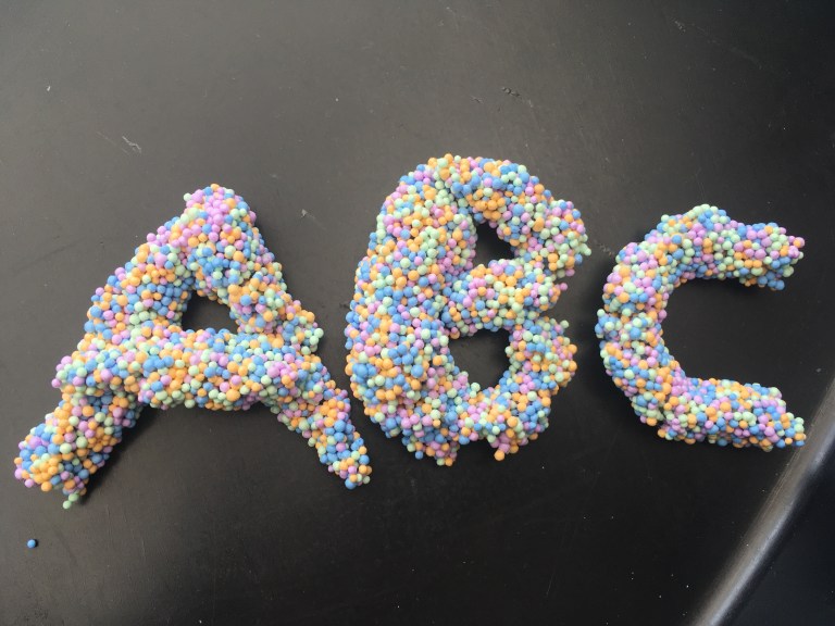 9 FUN and Sensory ways of Learning how to Form the Letters of the ...