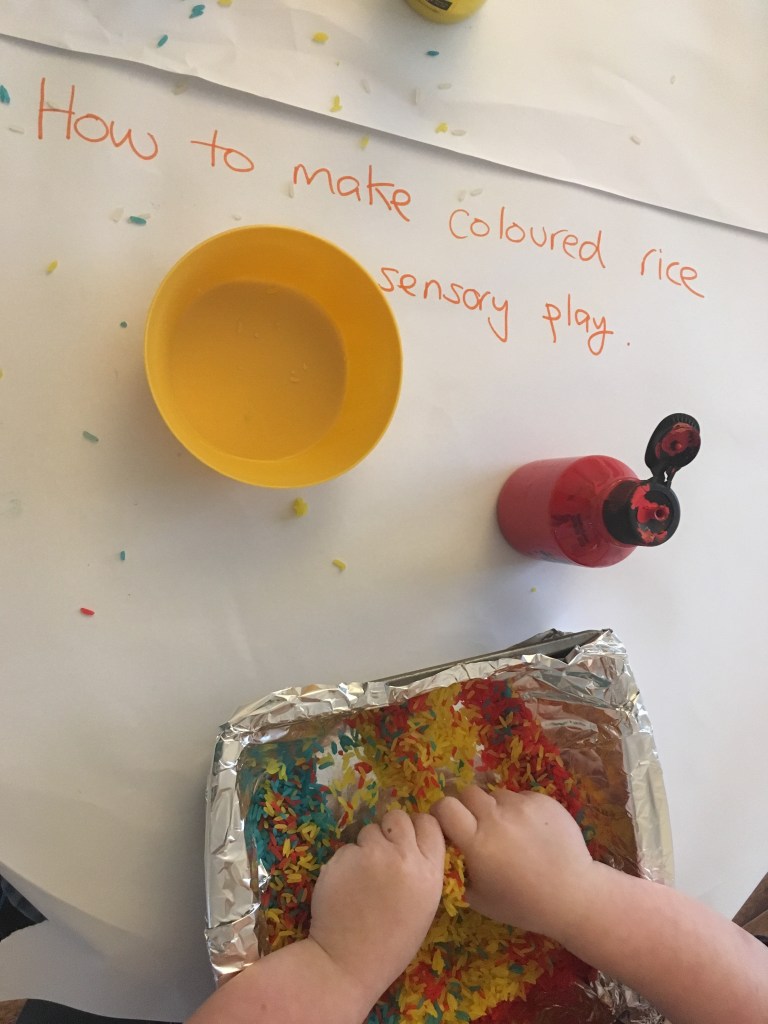 How to Make Coloured Rice for Sensory Play in 3 Minutes! – The SEN ...