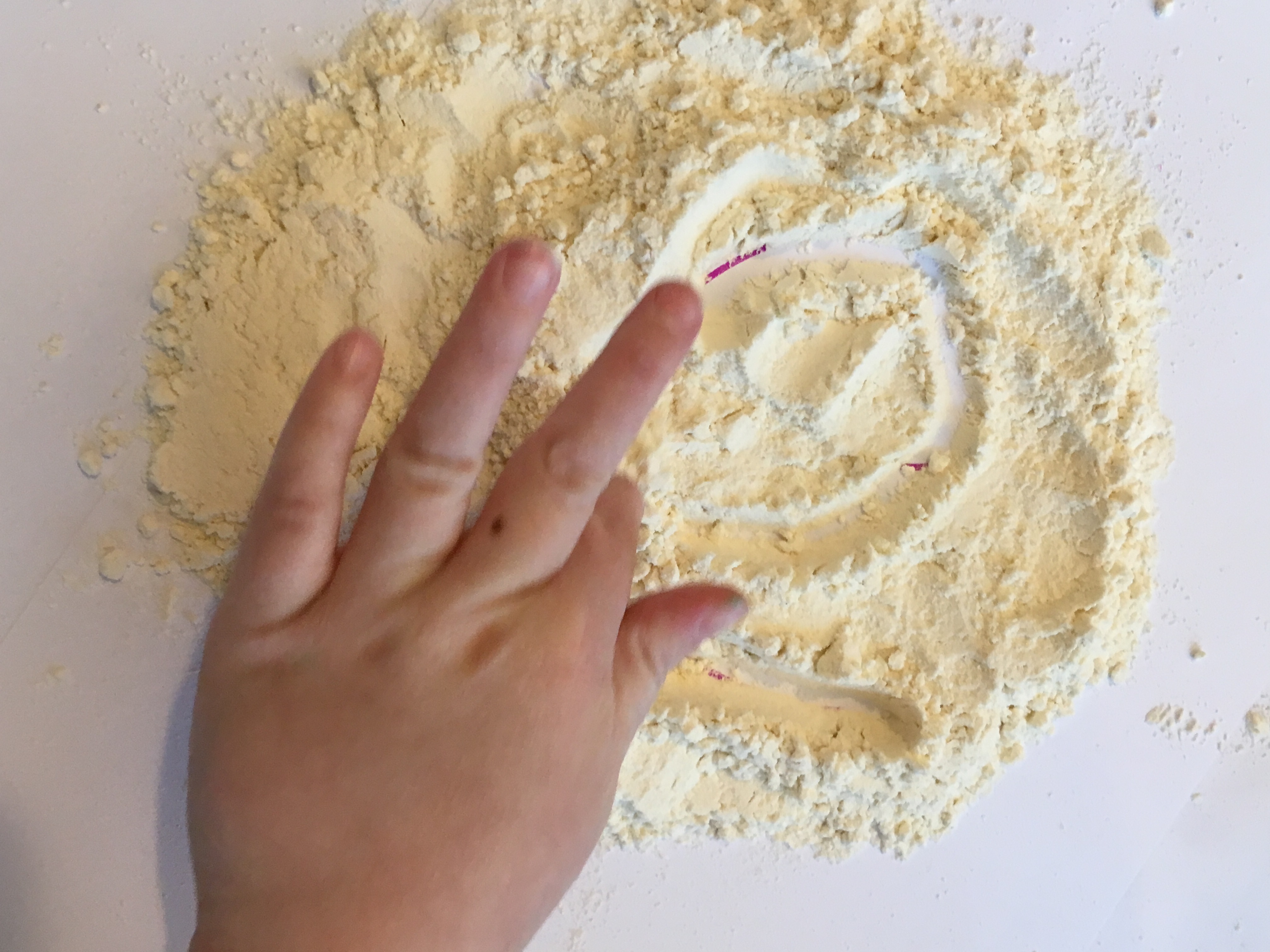 Forming Letters of The Alphabet with Flour – The SEN Resources Blog