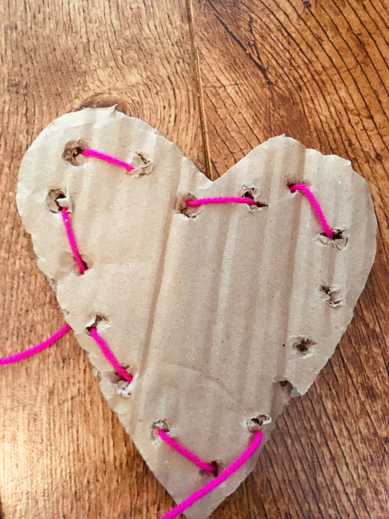 Valentine’s Day Fine Motor Threading Craft for Kids – The SEN Resources ...