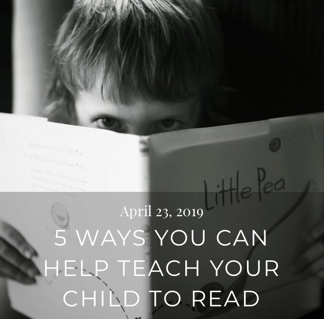 5 Ways You Can Help Teach Your Child To Read – The SEN Resources Blog