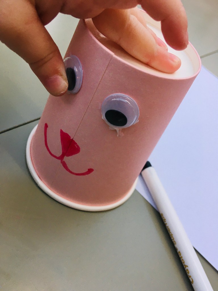 Paper Cup Bunny Rabbit/ Dinosaur Craft for Young Kids – The SEN ...