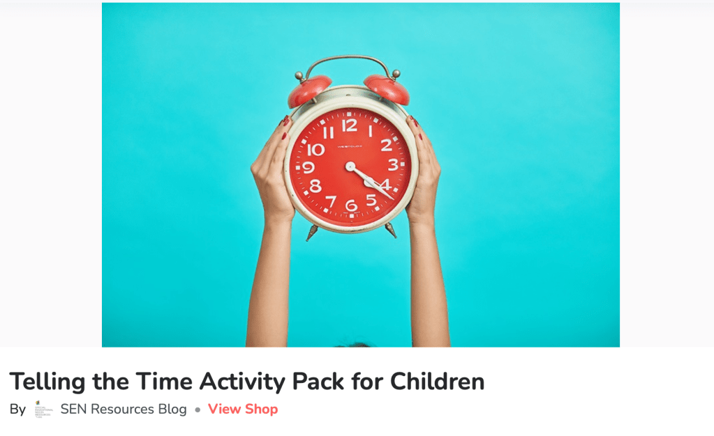 Best Resources For Helping Children Learn to Tell the Time – The SEN ...